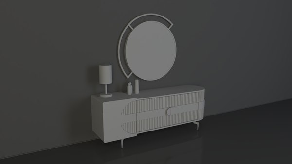 Free 3D Modern Dresser model - TurboSquid 1993400