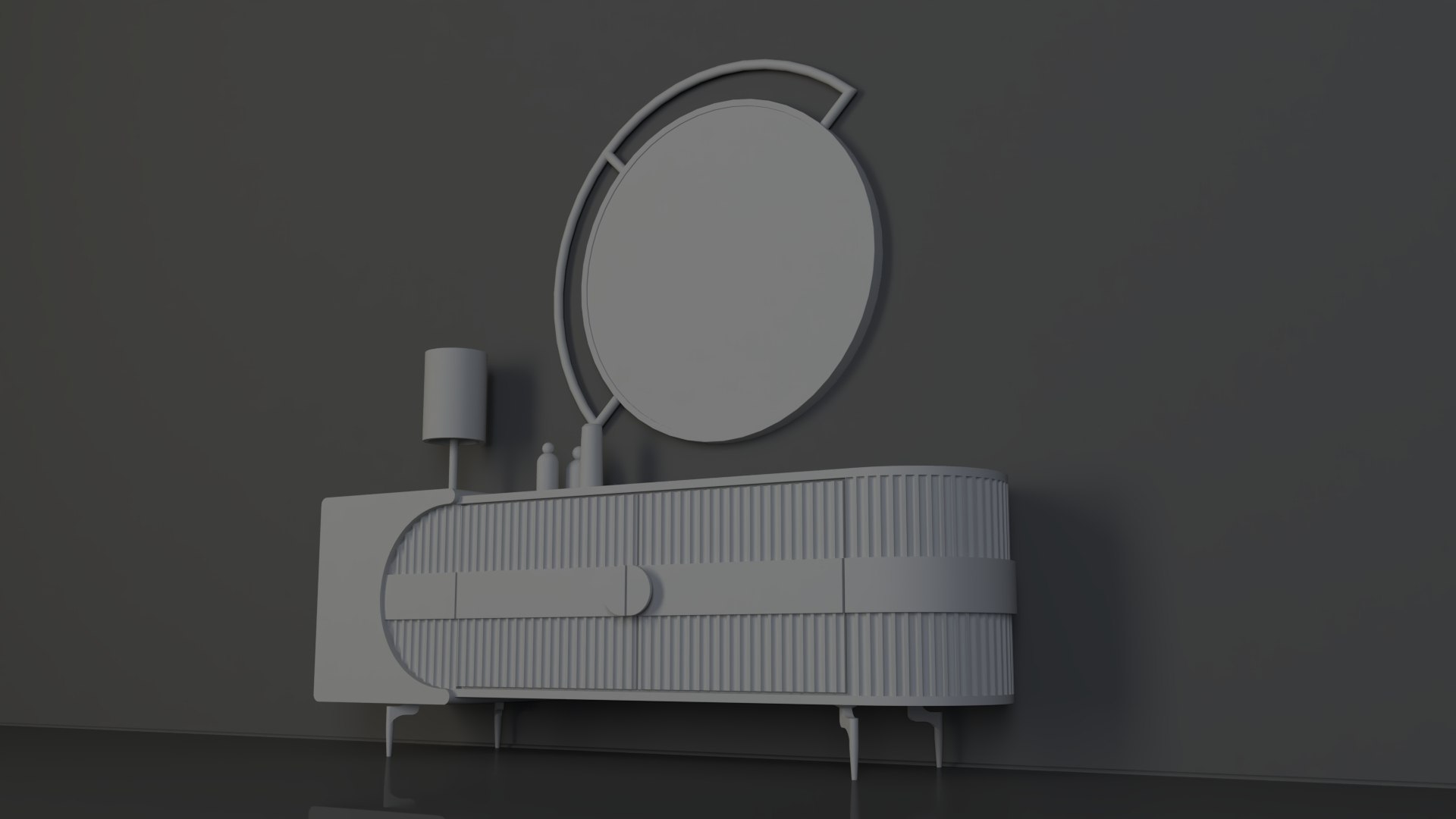 Free 3D Modern Dresser Model - TurboSquid 1993400