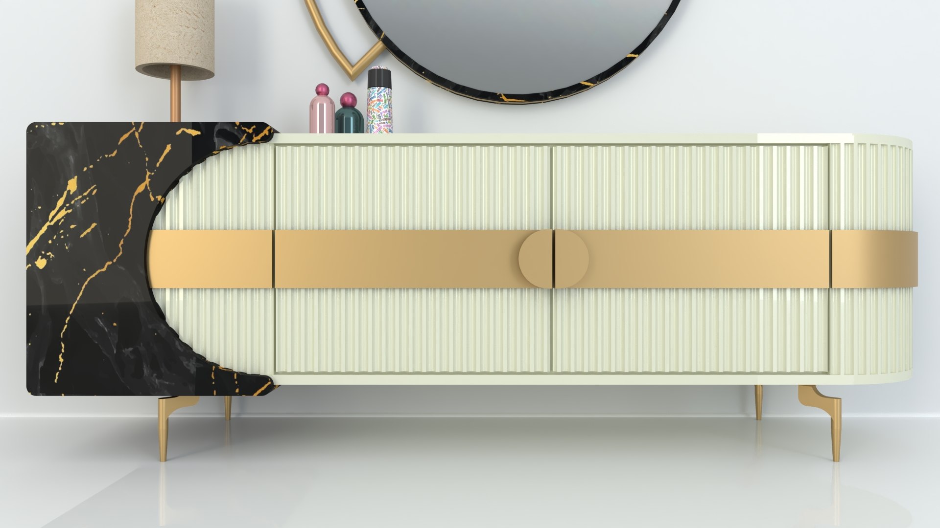 Free 3D Modern Dresser Model - TurboSquid 1993400
