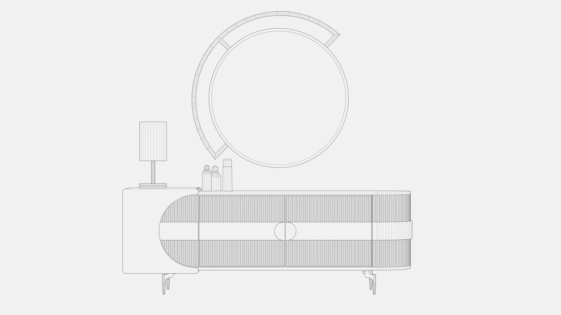 Free 3D Modern Dresser Model - TurboSquid 1993400