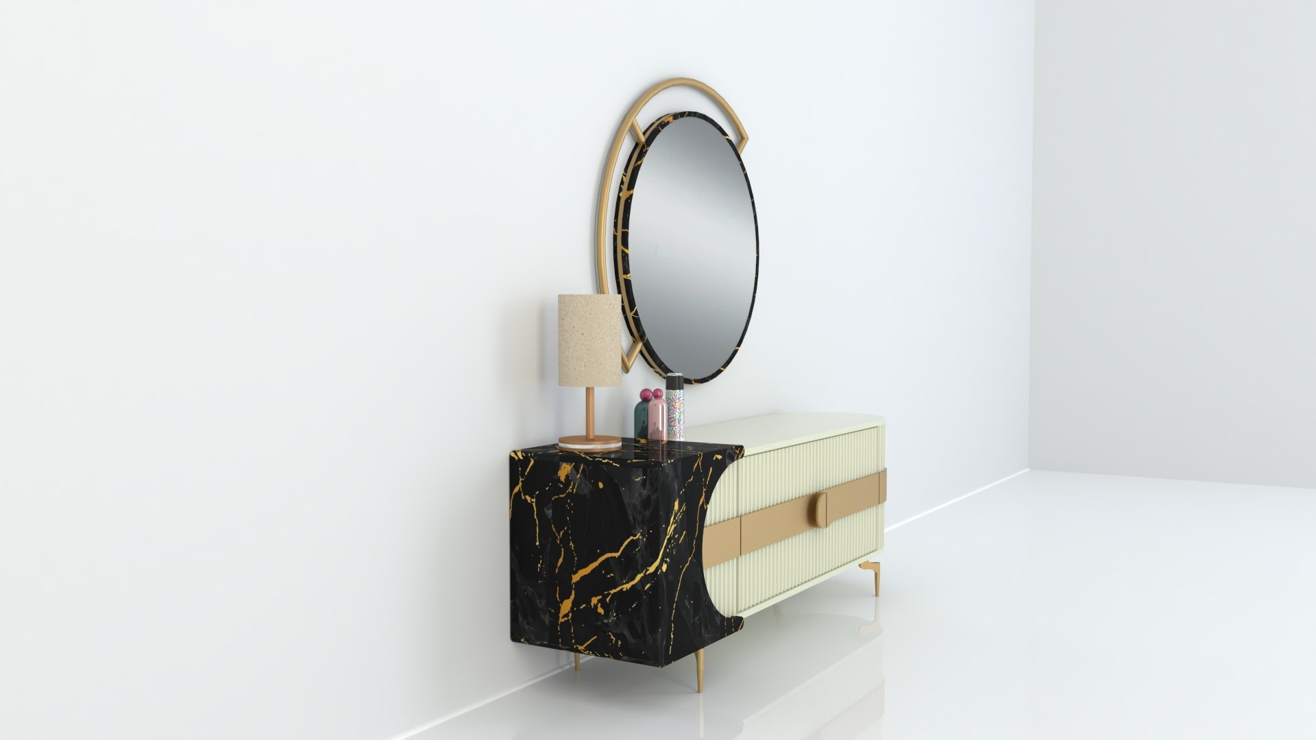 Free 3D Modern Dresser Model - TurboSquid 1993400