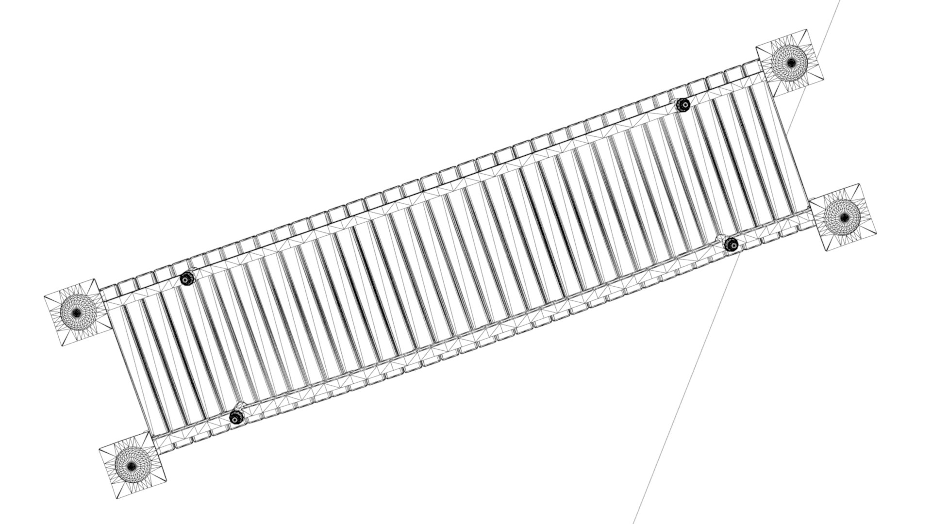 Japanese Bridge Model Turbosquid 2198412