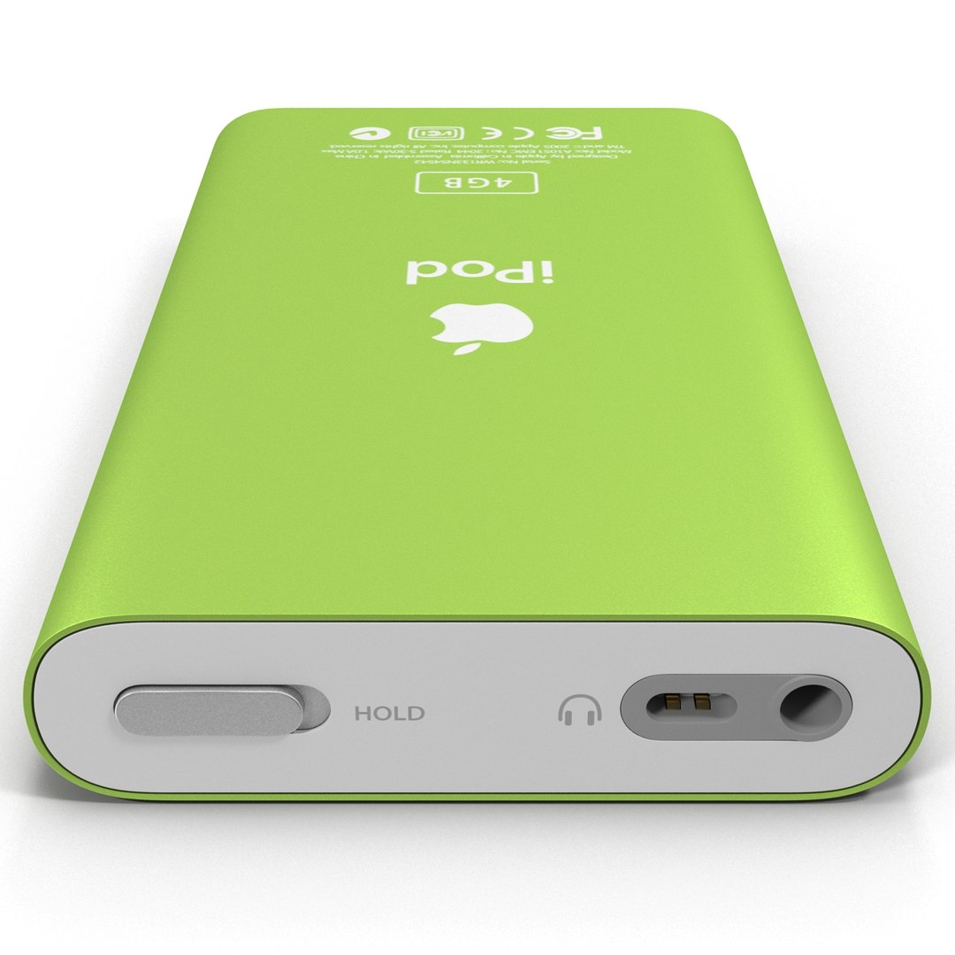 3ds Ipod Mini Green Modeled