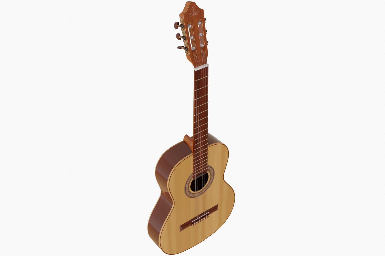 3D model classical guitar - TurboSquid 1488679