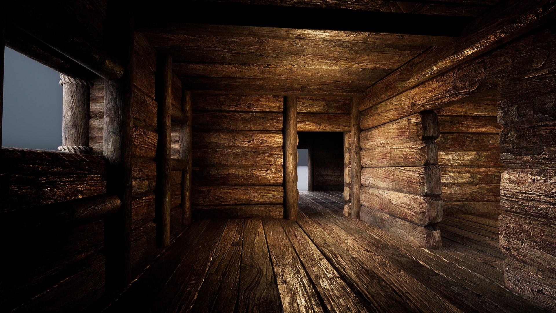 MEDIEVAL SLAVIC HOUSE COTTAGE CABIN HUT VILLAGE FARM NEXTGEN AAA 3D ...