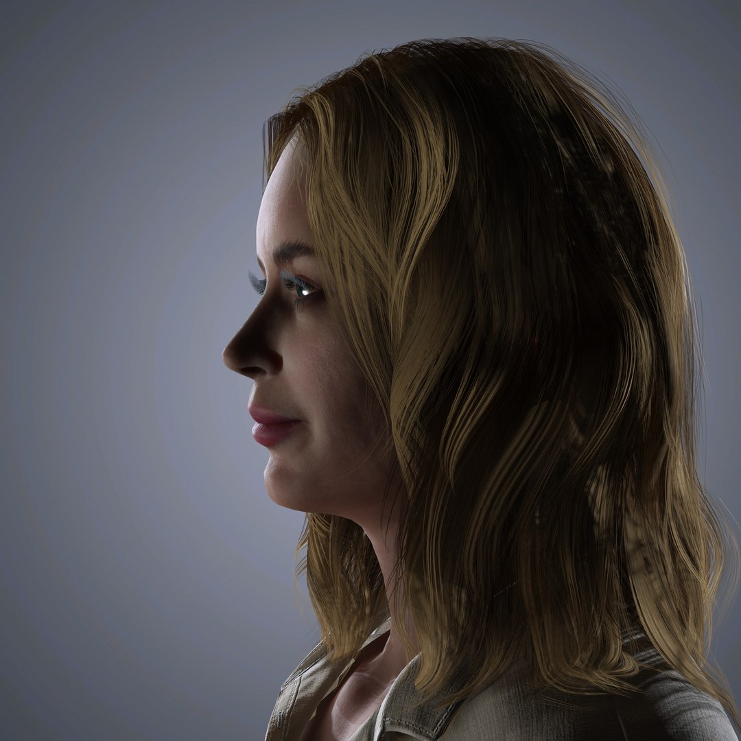 Emily Blunt Character 3D Model Low-poly Model - TurboSquid 2293844
