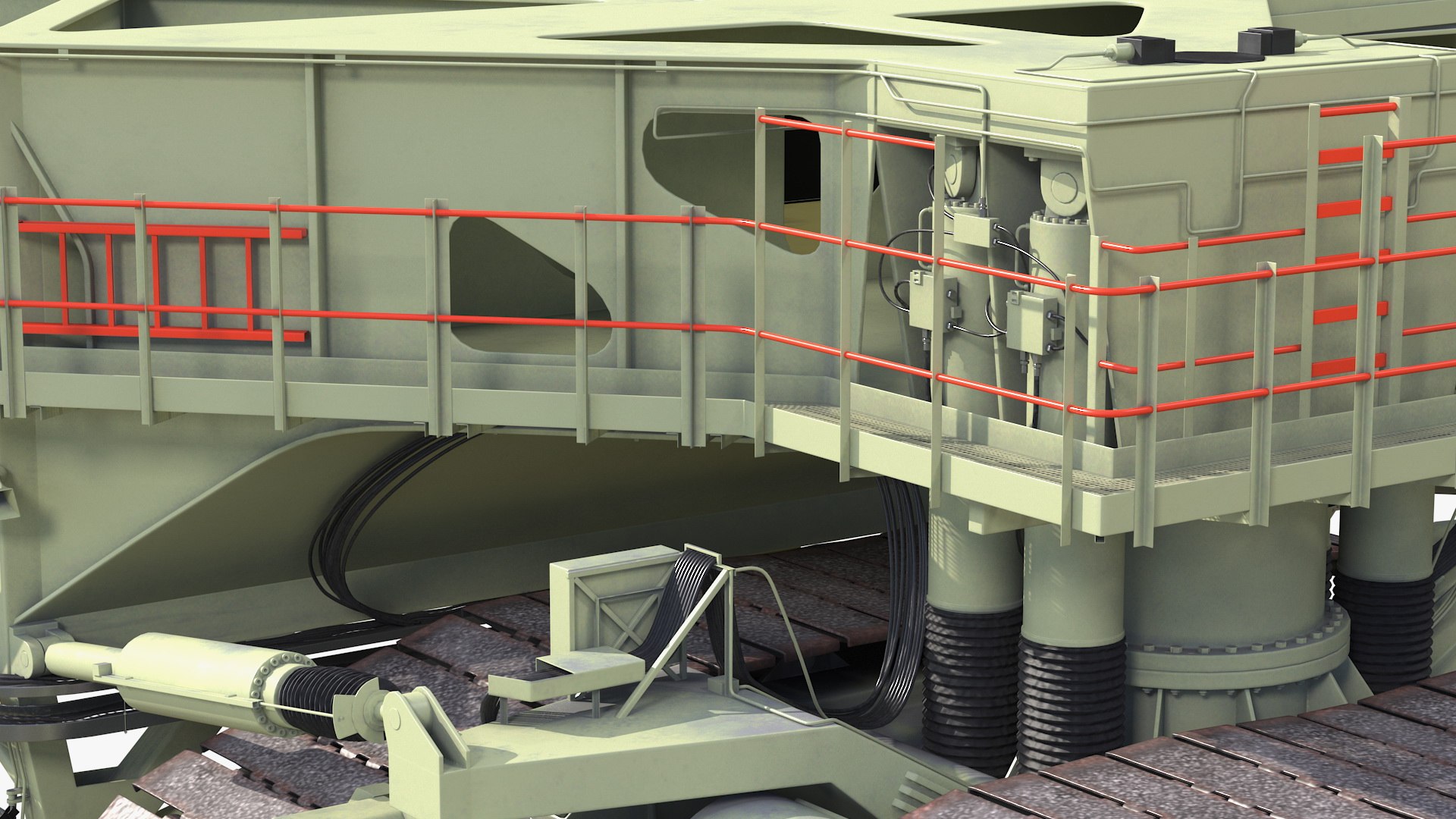 3D mobile launcher platform crawler model - TurboSquid 1576874