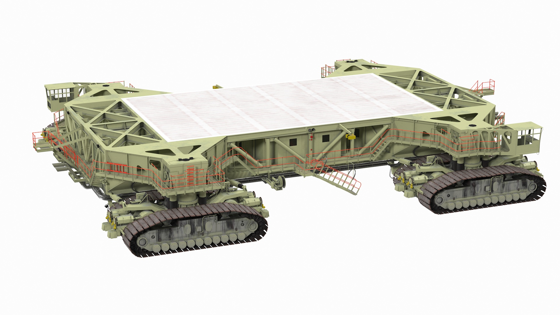 3D Mobile Launcher Platform Crawler Model - TurboSquid 1576874