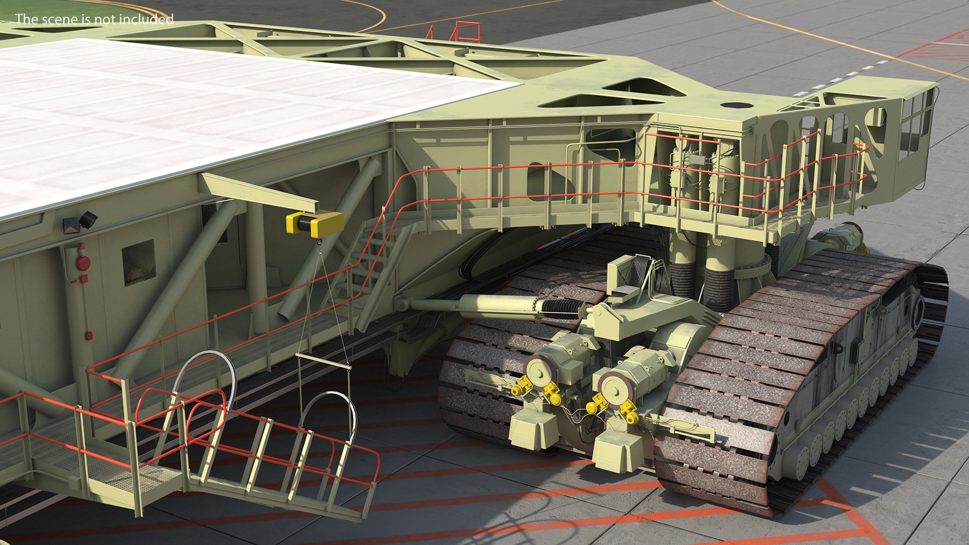 3D Mobile Launcher Platform Crawler Model - TurboSquid 1576874