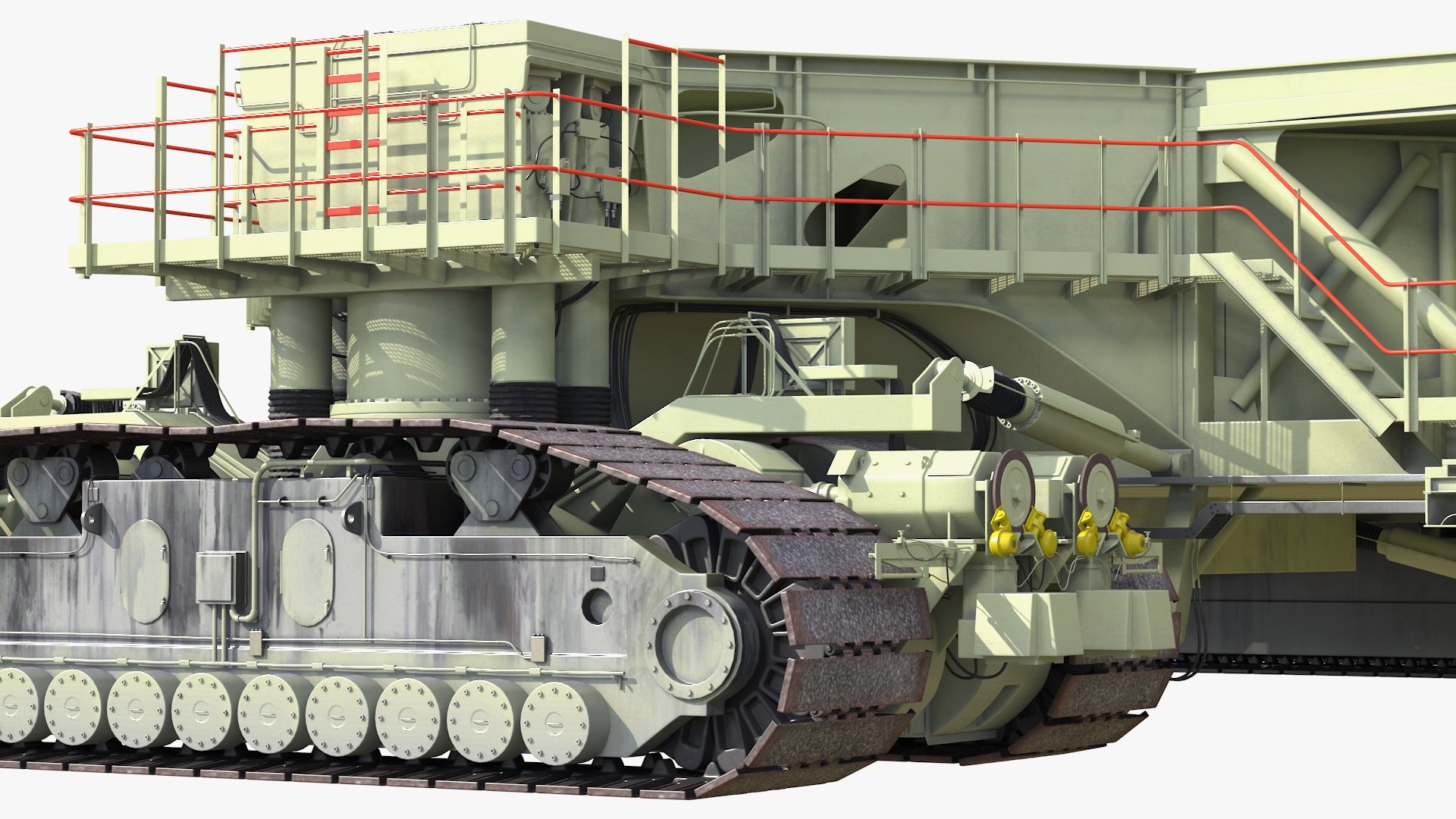 3D mobile launcher platform crawler model - TurboSquid 1576874