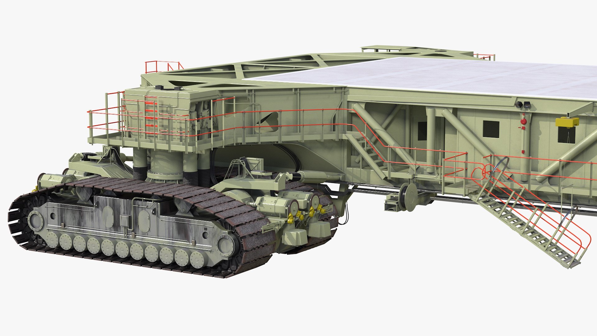 3D Mobile Launcher Platform Crawler Model - TurboSquid 1576874