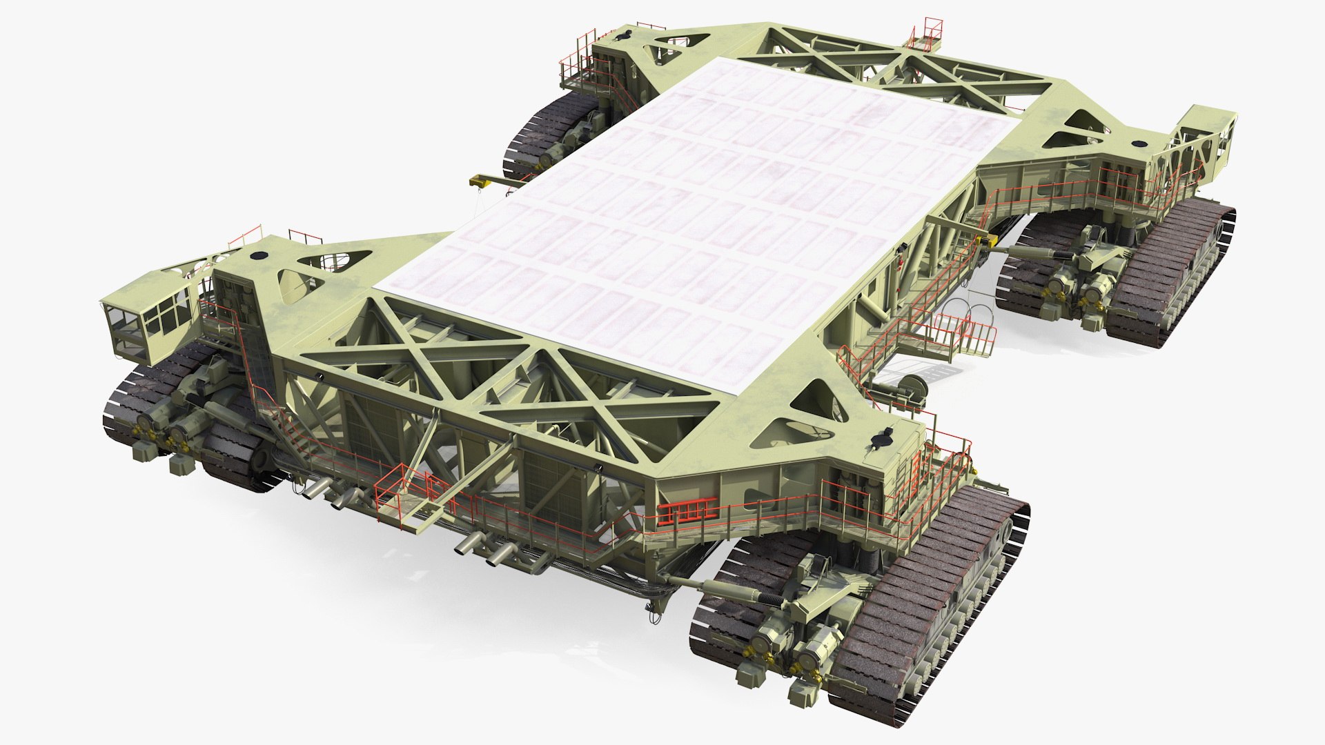 3D mobile launcher platform crawler model - TurboSquid 1576874