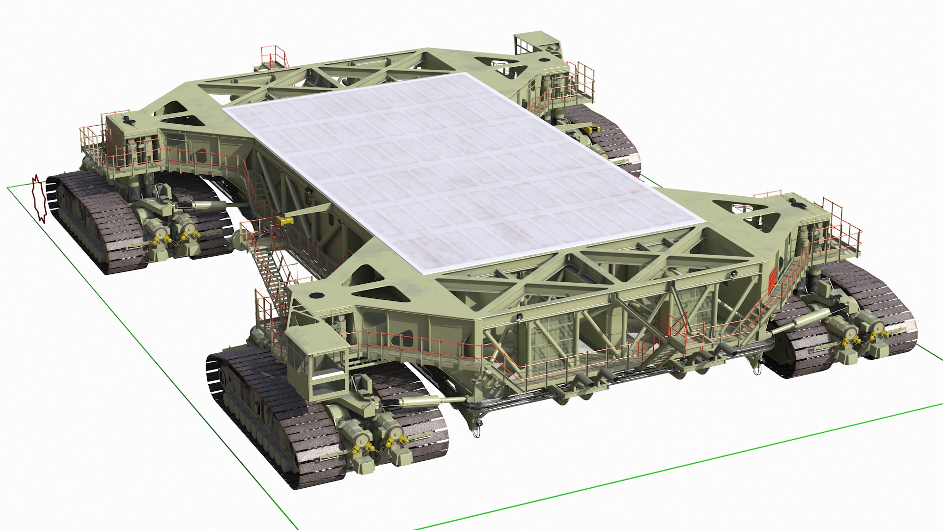 3D Mobile Launcher Platform Crawler Model - TurboSquid 1576874