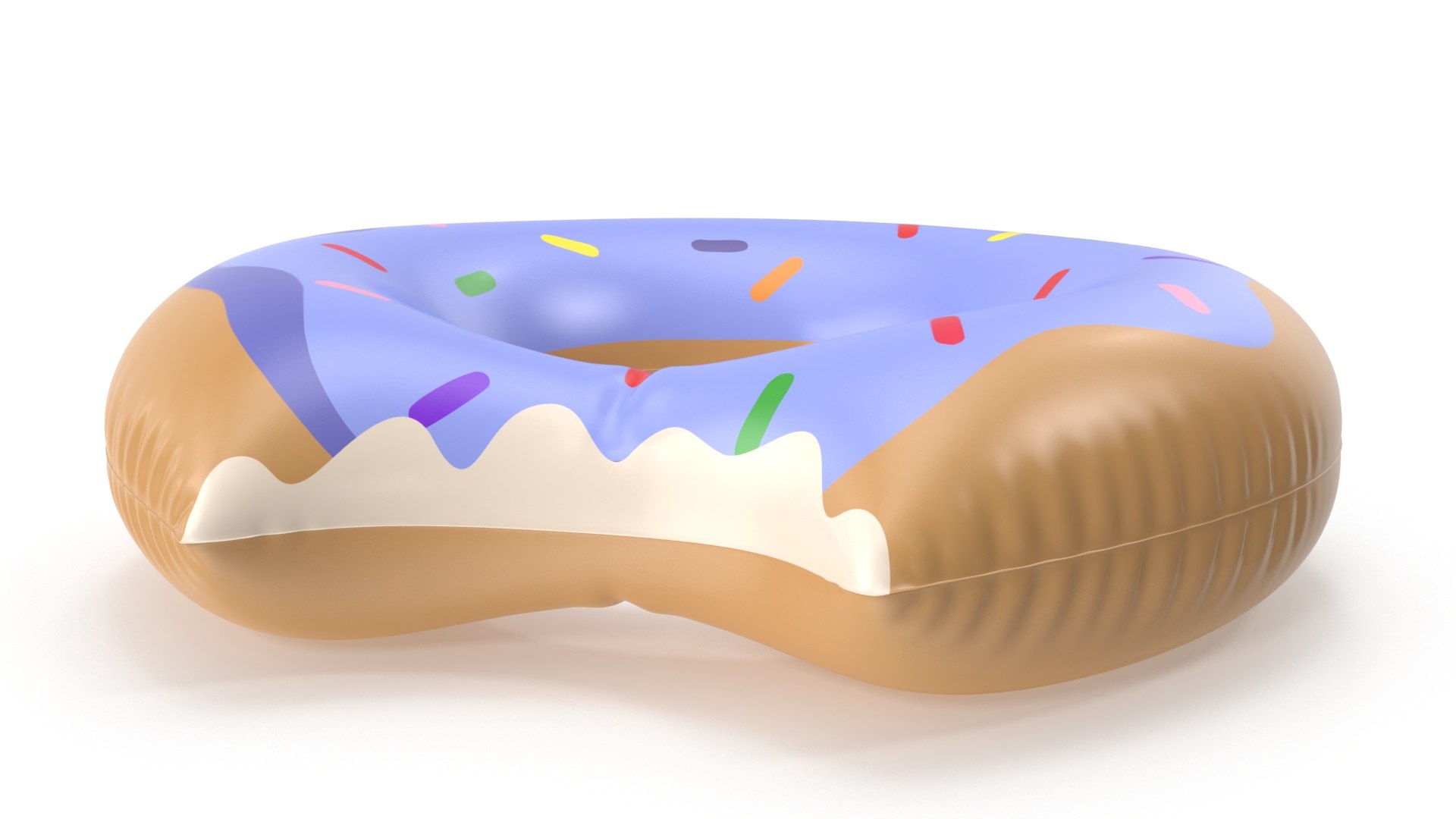 3D Giant Blue Top Donut Pool Float - TurboSquid 1757130