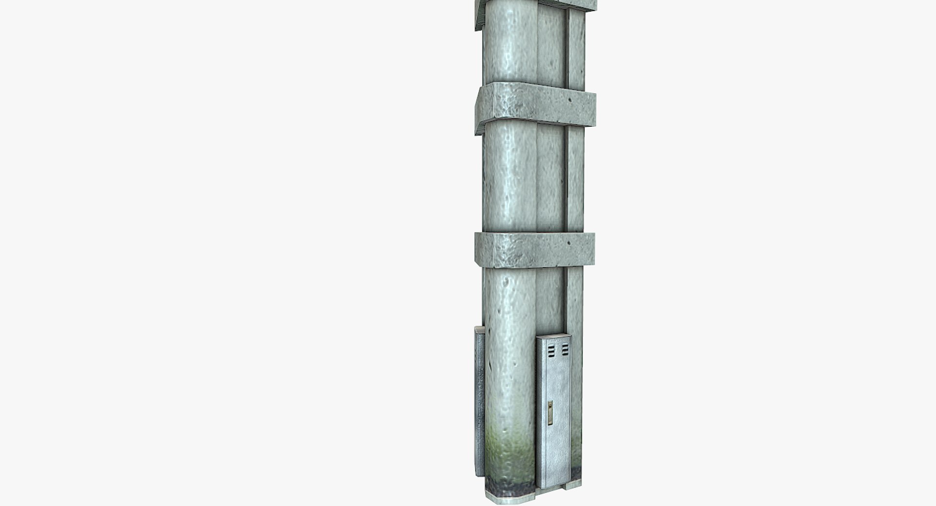 Electrical Post 3d Model