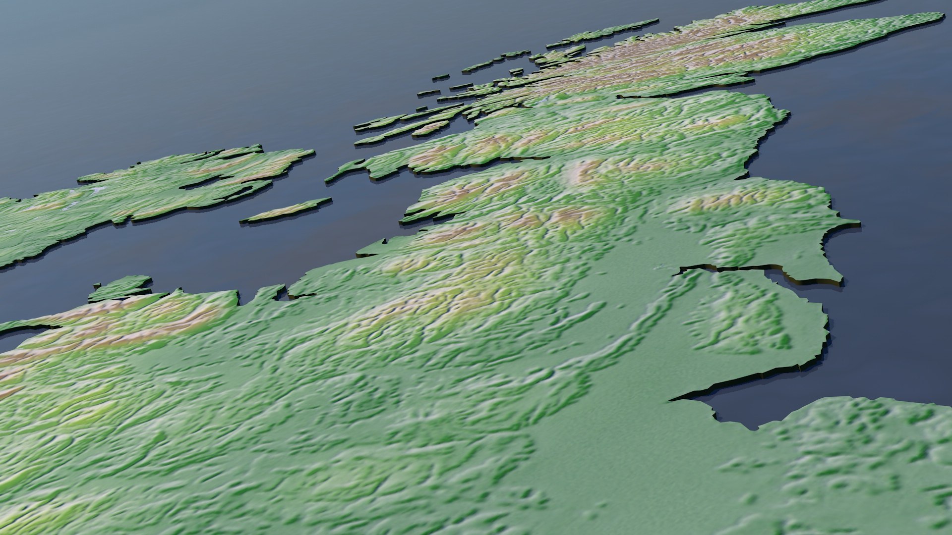 UK Map 3D Model - TurboSquid 2020842