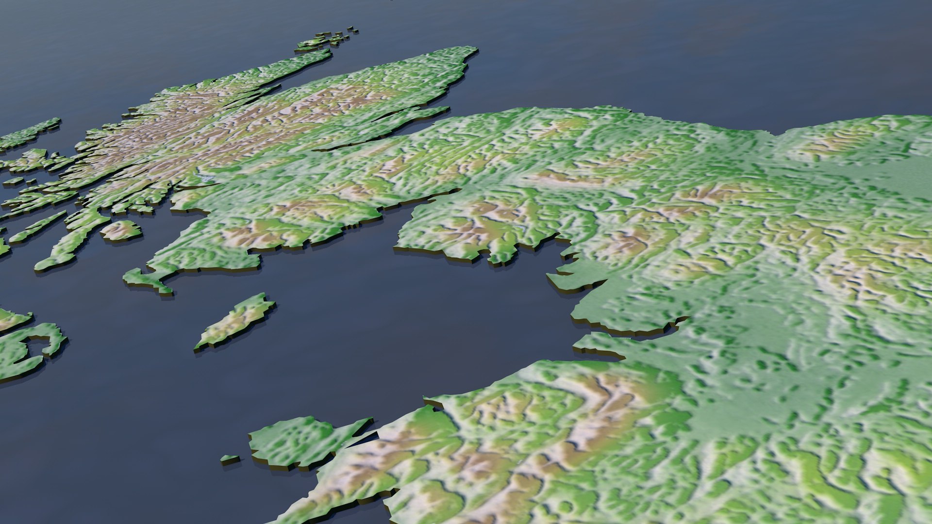 UK Map 3D Model - TurboSquid 2020842