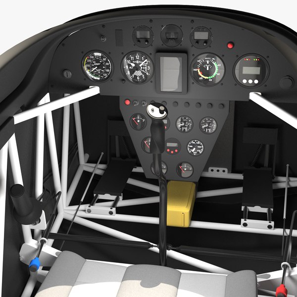 Aerobatic aircraft cockpit air 3D model - TurboSquid 1486247