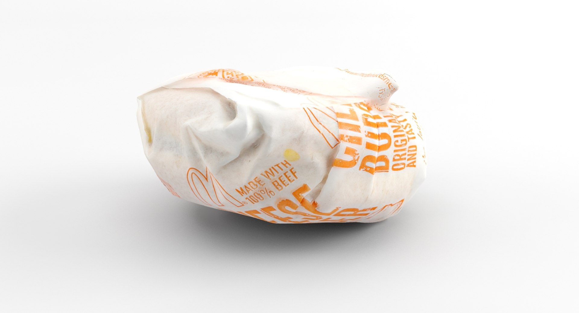 3d realistic cheeseburgers model