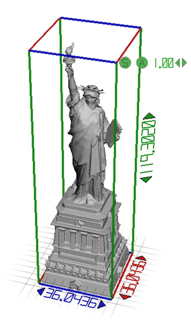 3d Statue Liberty Scan