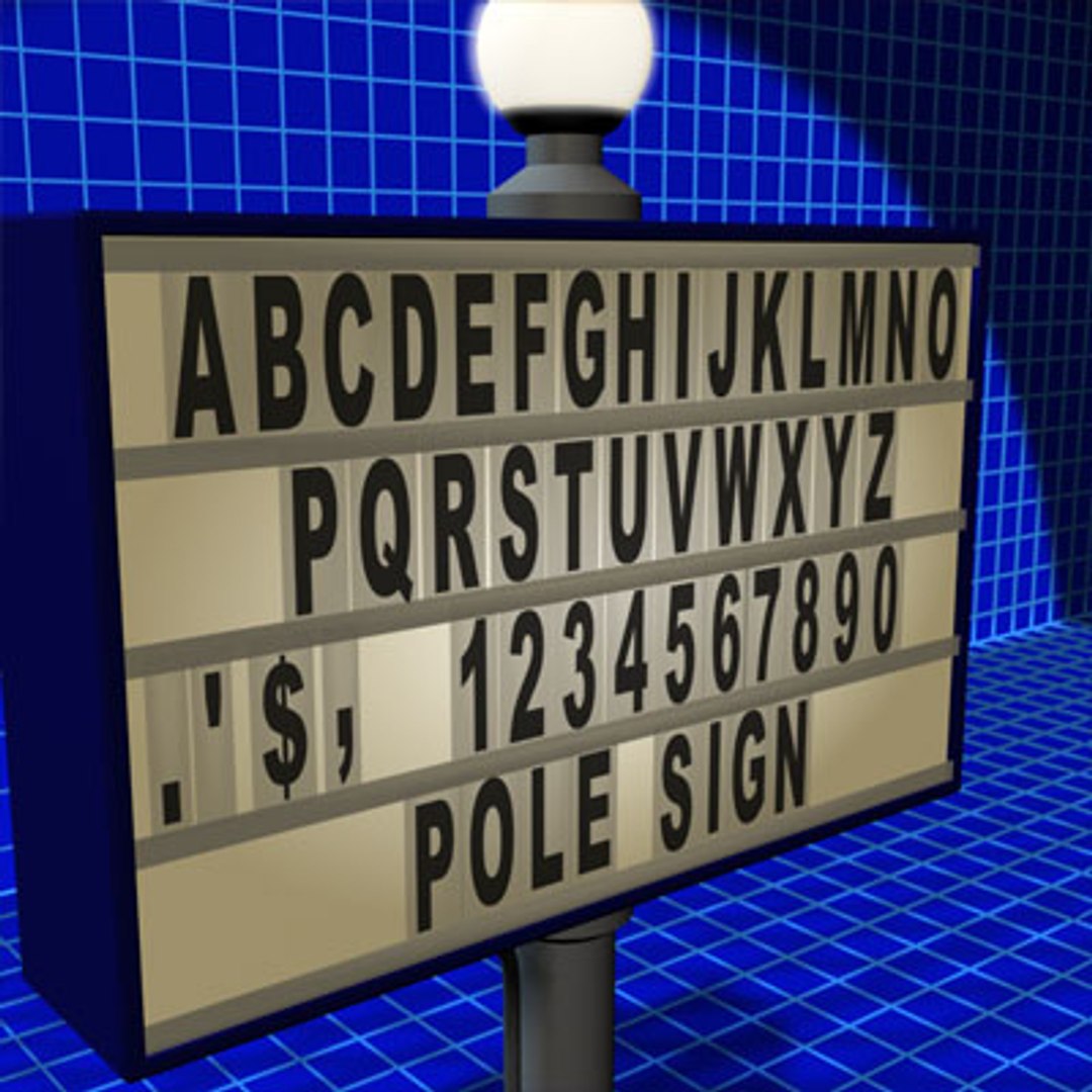 3ds max marquee sign 01