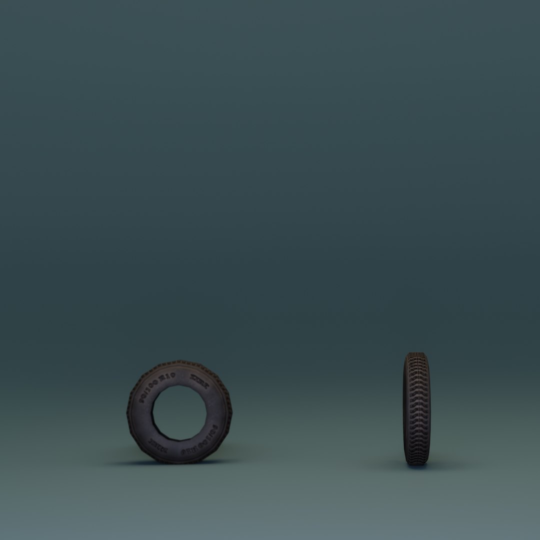 3D Model Low Poly Game Ready Tires - TurboSquid 2021821