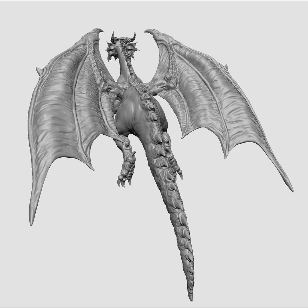 3d model dragon
