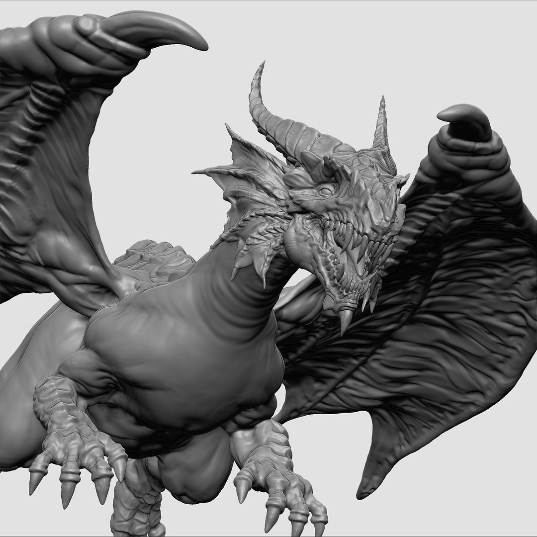 3d model dragon