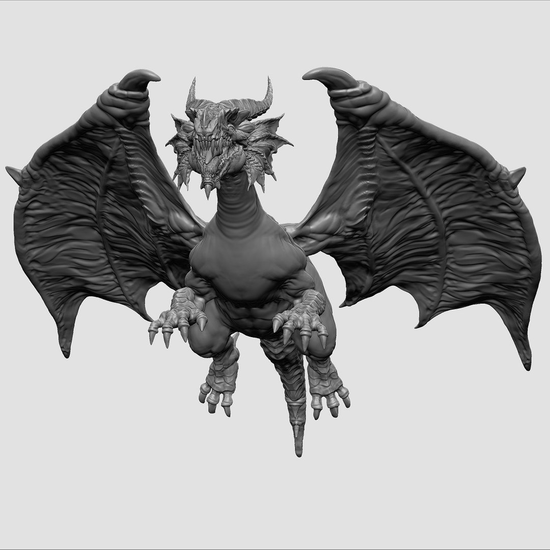 3d model dragon