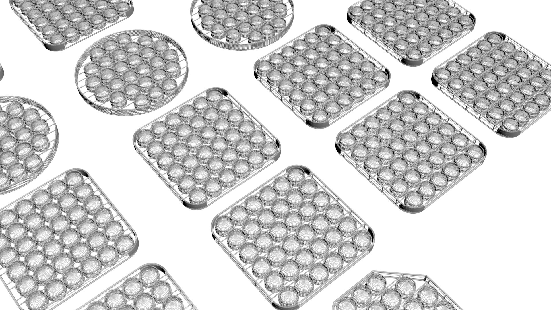 Flags Pop It Fidget Toys Set 3D model - TurboSquid 1784530