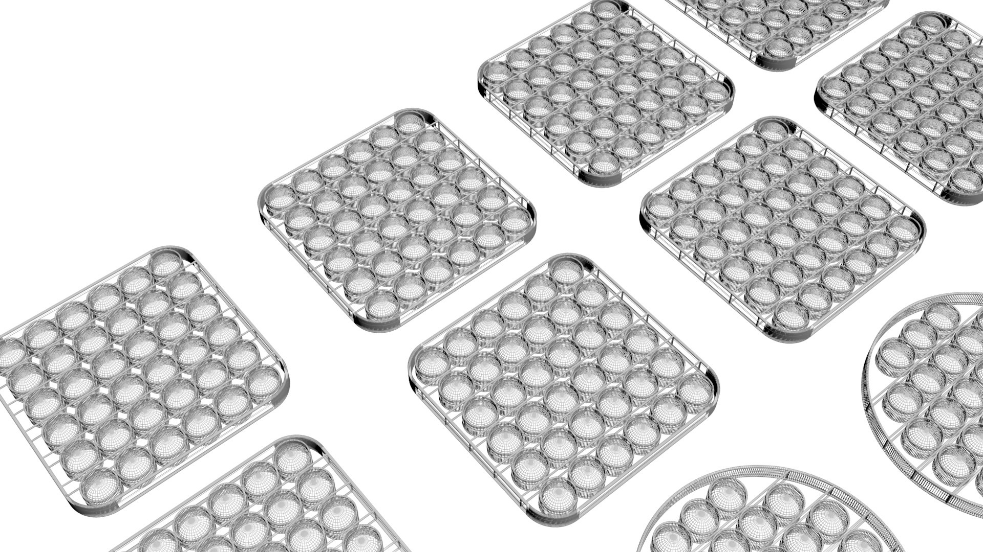 Flags Pop It Fidget Toys Set 3D model - TurboSquid 1784530