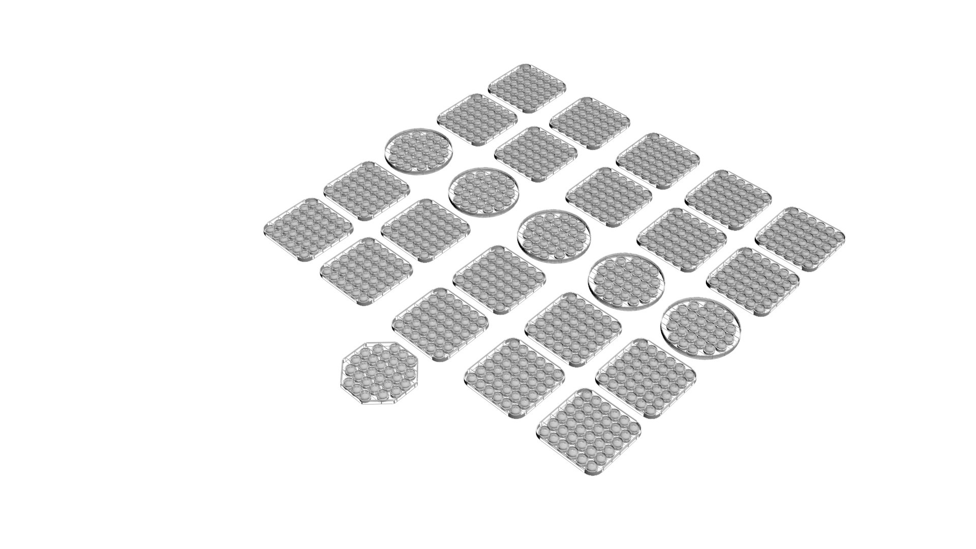 Flags Pop It Fidget Toys Set 3D model - TurboSquid 1784530