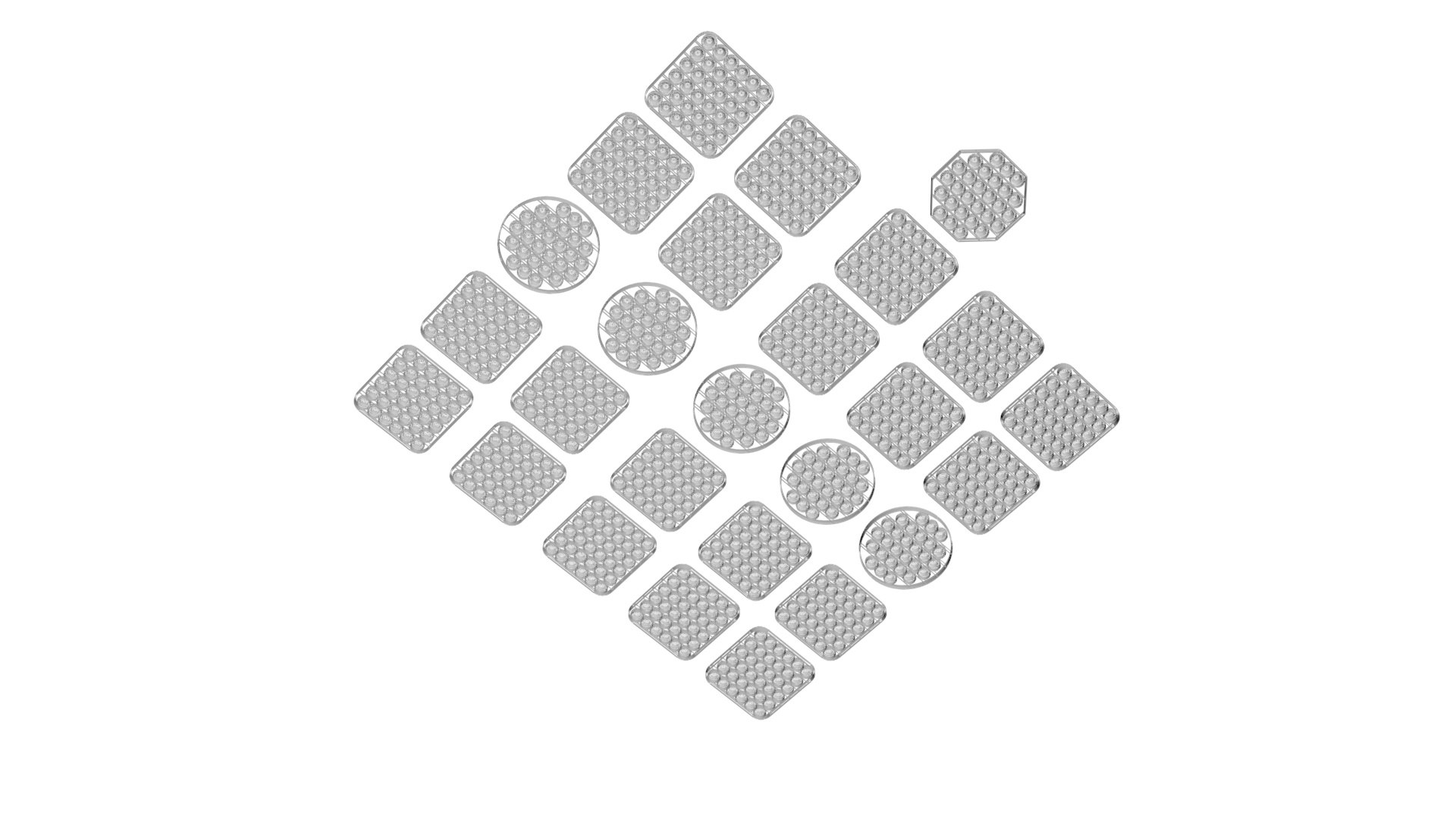 Flags Pop It Fidget Toys Set 3D model - TurboSquid 1784530