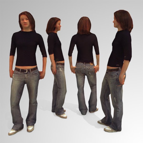 people casual 3d model