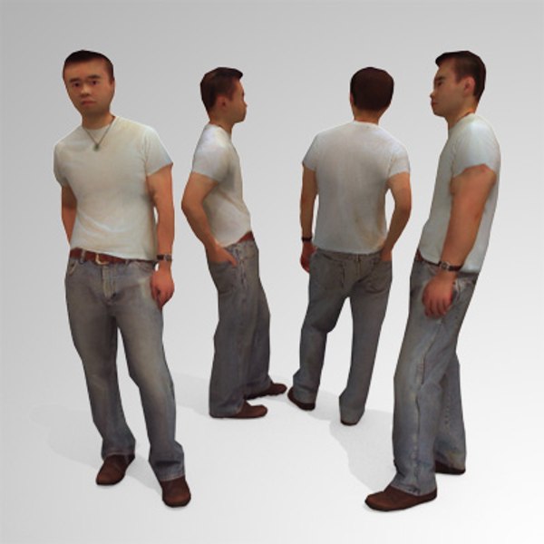 people casual 3d model