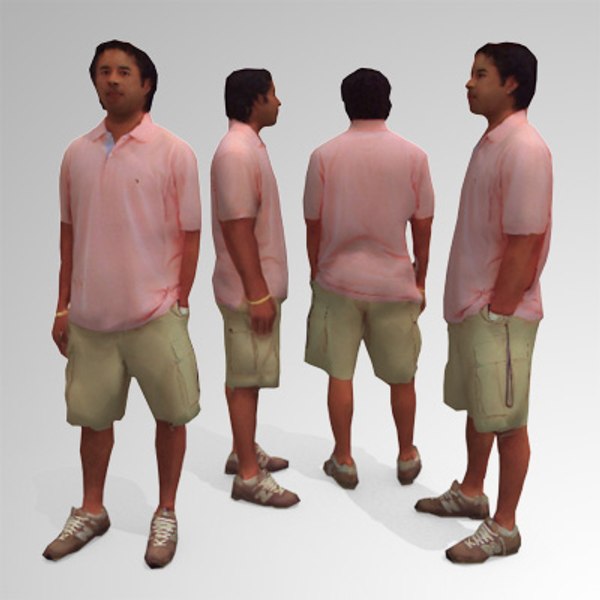 people casual 3d model