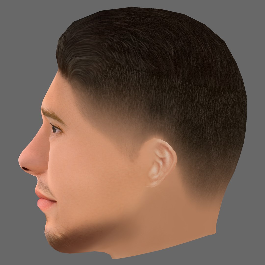 3D Model Ruben Dias Head - Low Poly Head For Game Low-poly - TurboSquid ...