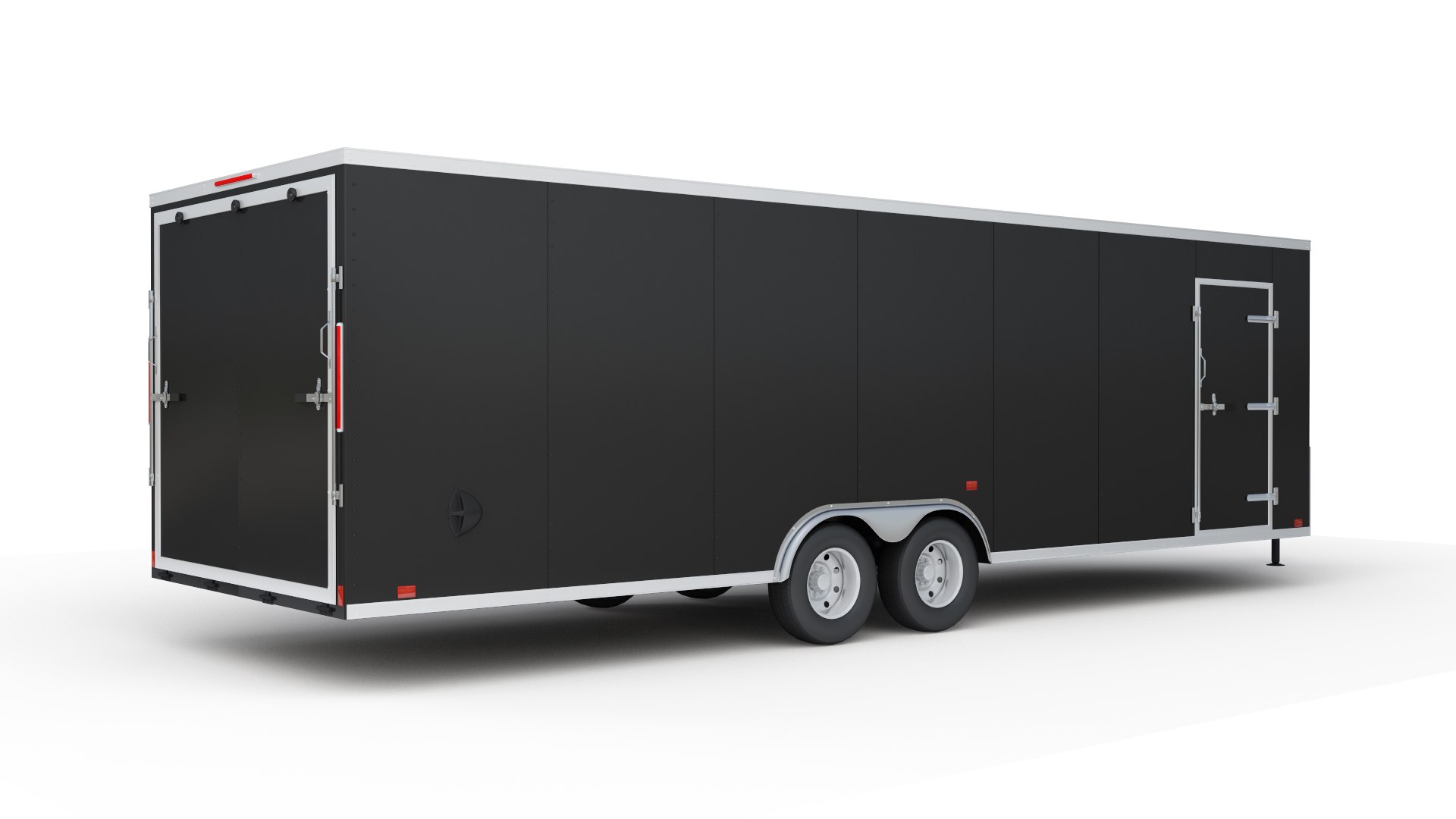 Trailers 4 In 1 3D - TurboSquid 2031961