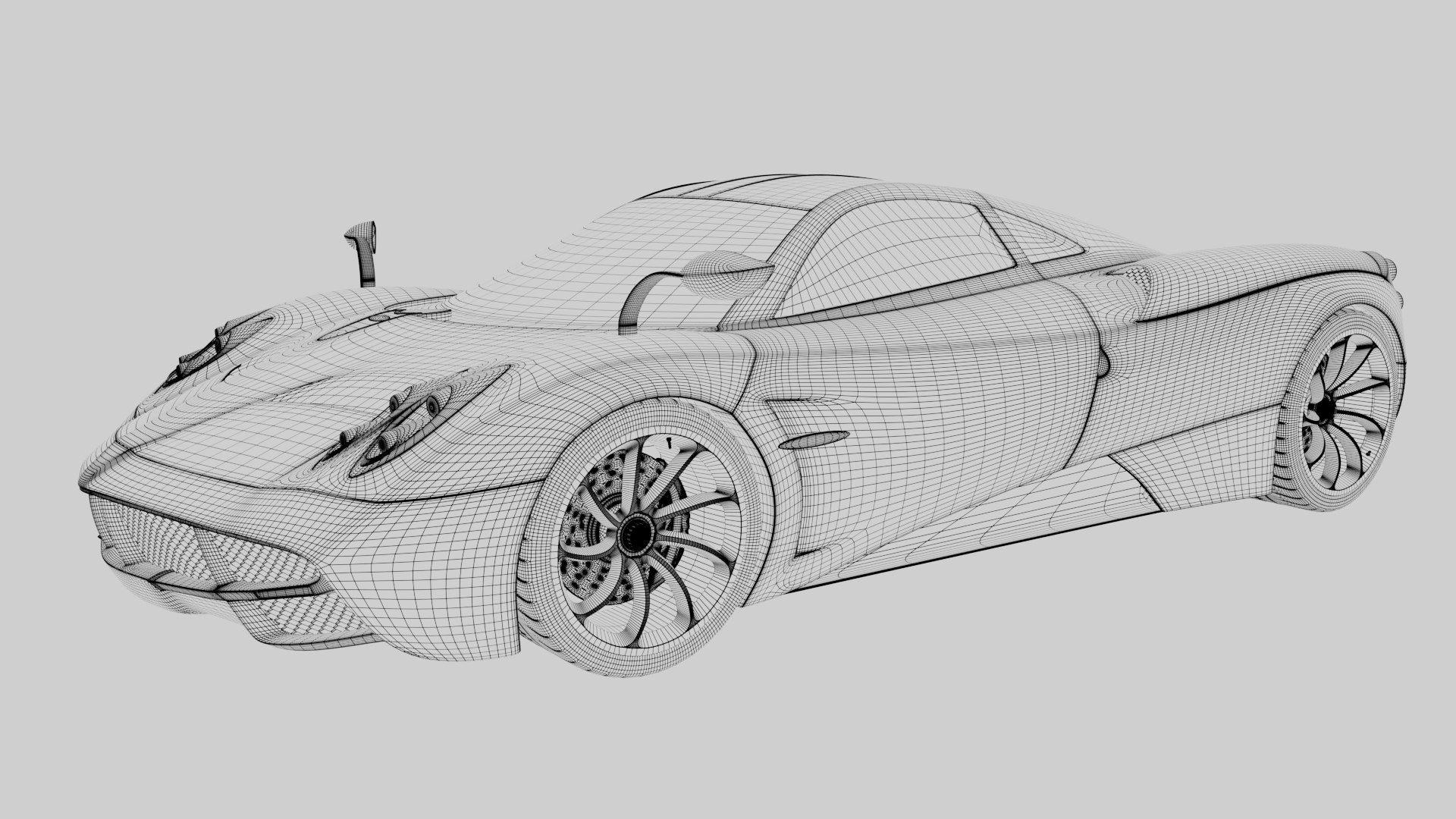 3D Pagani HuayraOnlyBody - TurboSquid 2140651