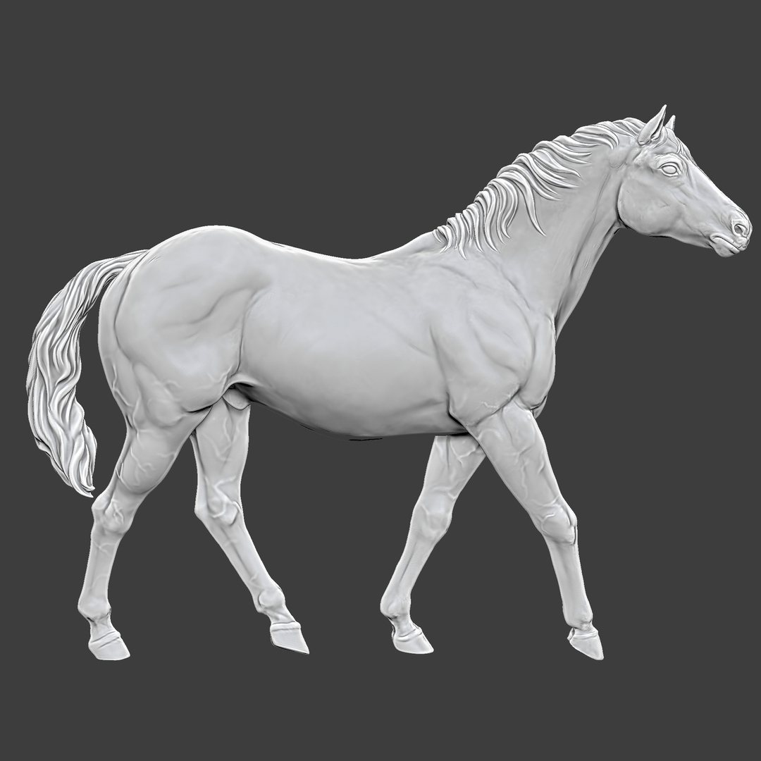 3D Printable Statues 2 Horses Pack 3D model - TurboSquid 1899332