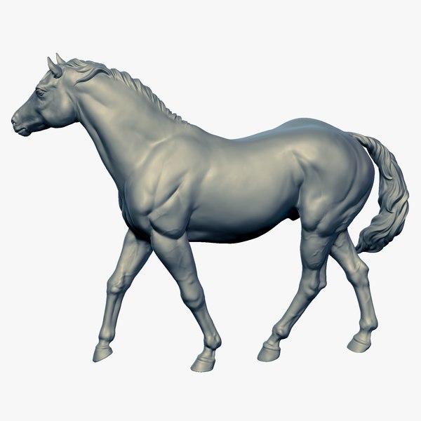 3D Printable Statues 2 Horses Pack 3D model - TurboSquid 1899332