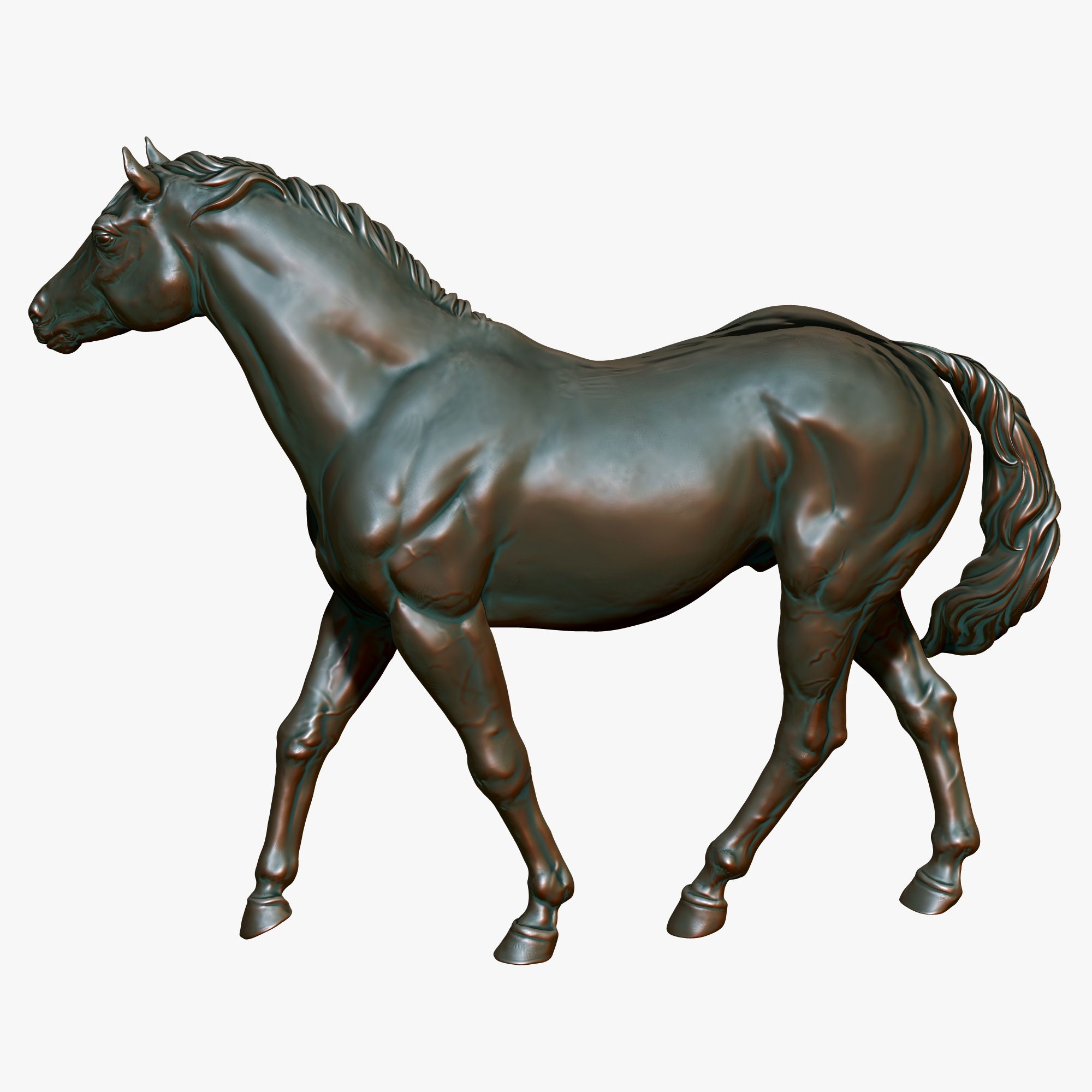 3D Printable Statues 2 Horses Pack 3D model - TurboSquid 1899332