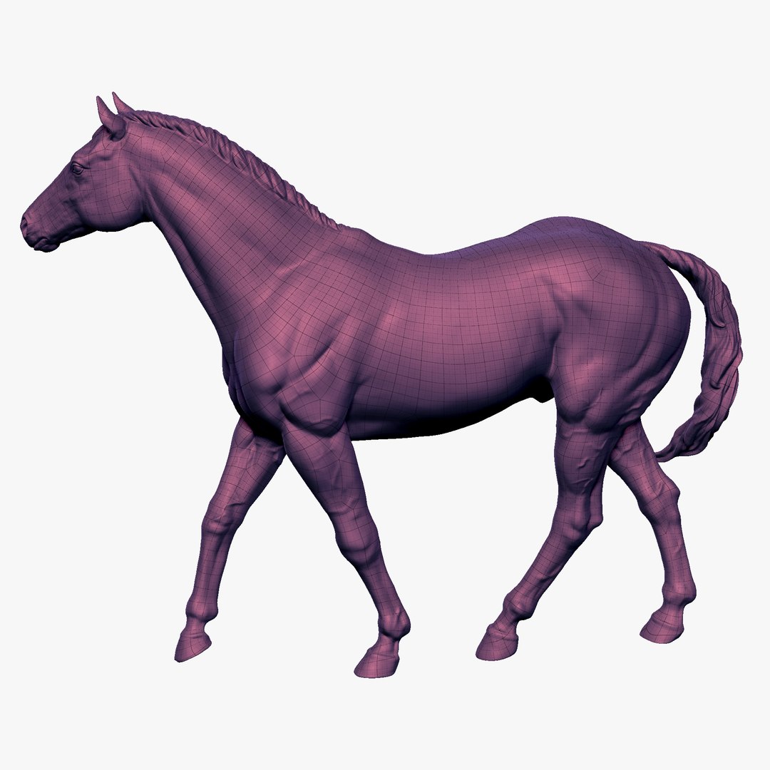 3D Printable Statues 2 Horses Pack 3D Model - TurboSquid 1899332