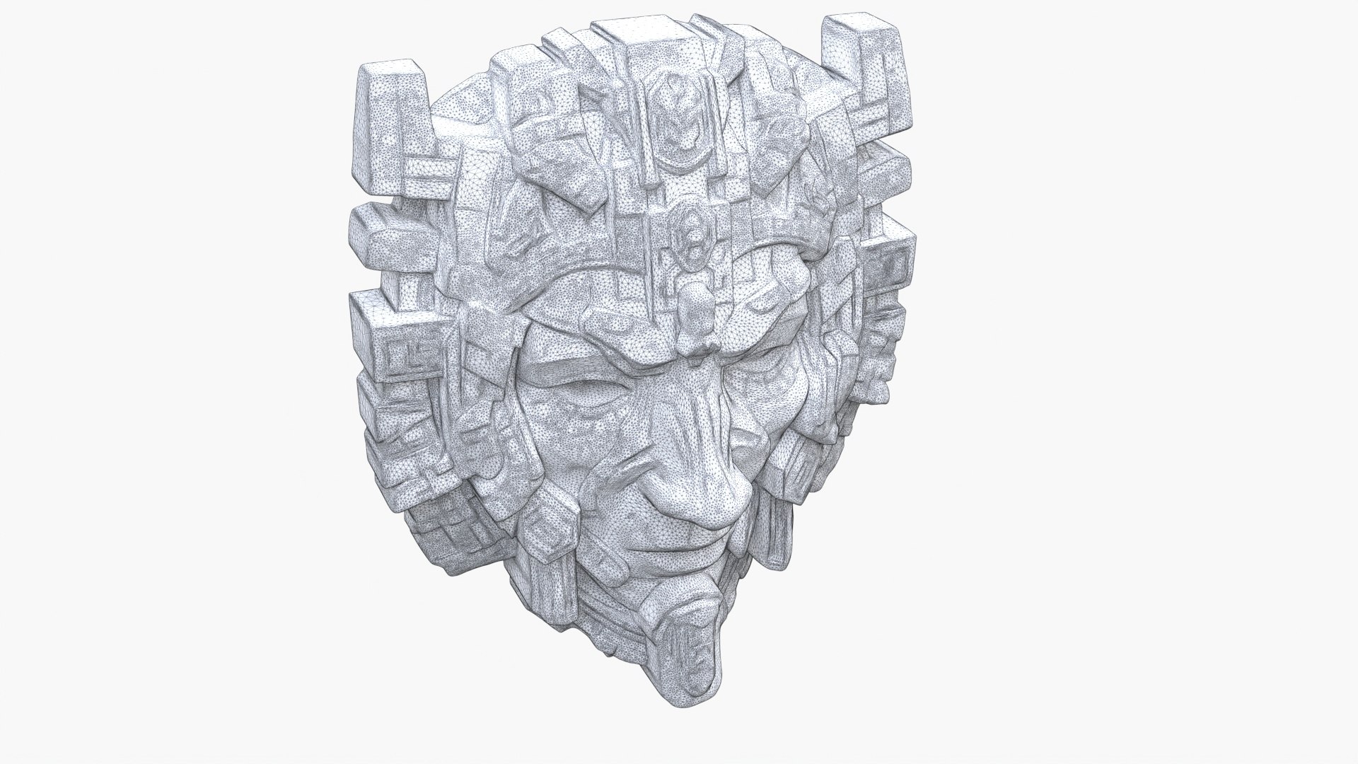 3D Model Aztec Masks 4 - TurboSquid 2188065