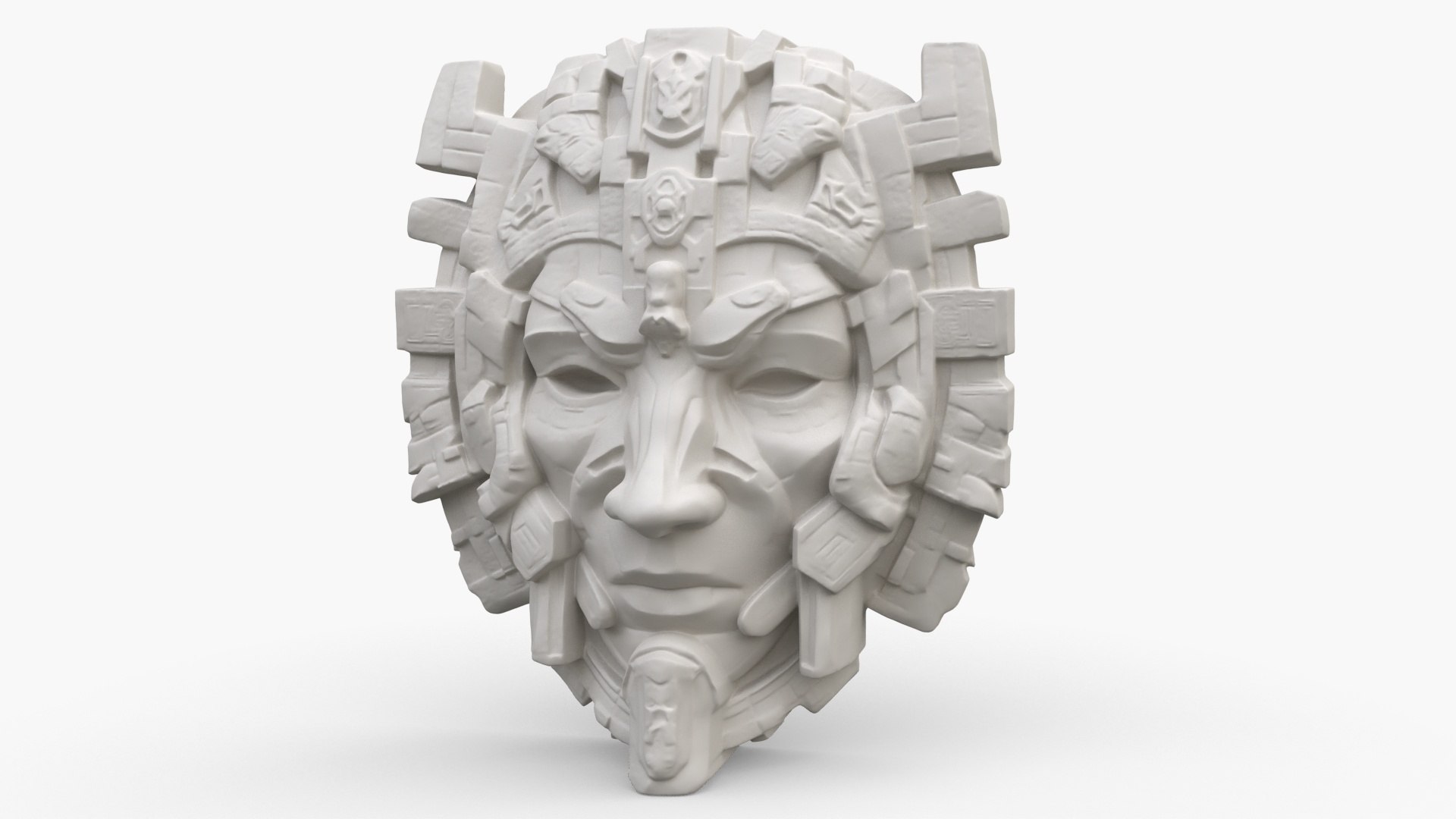 3D Model Aztec Masks 4 - TurboSquid 2188065
