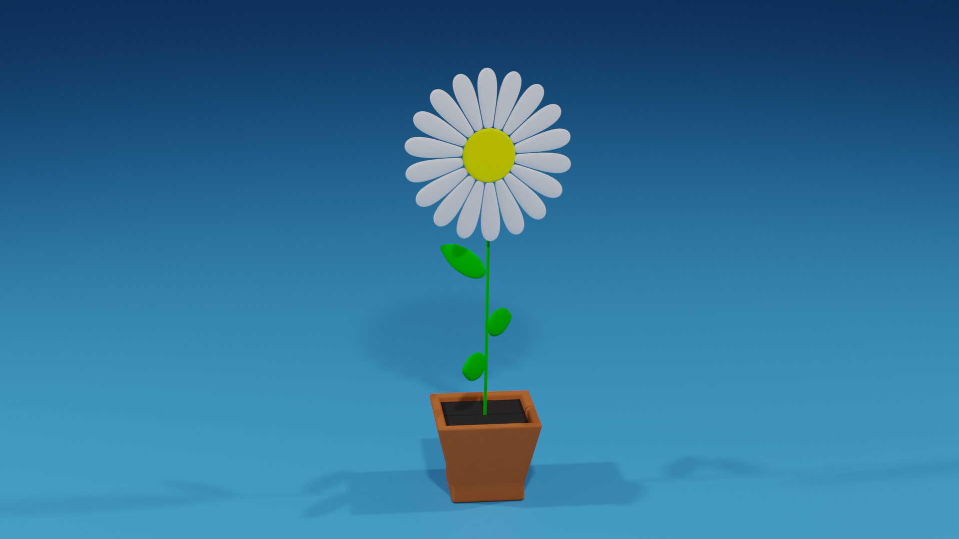 3D Cartoon Flower Pot Model - TurboSquid 1607665