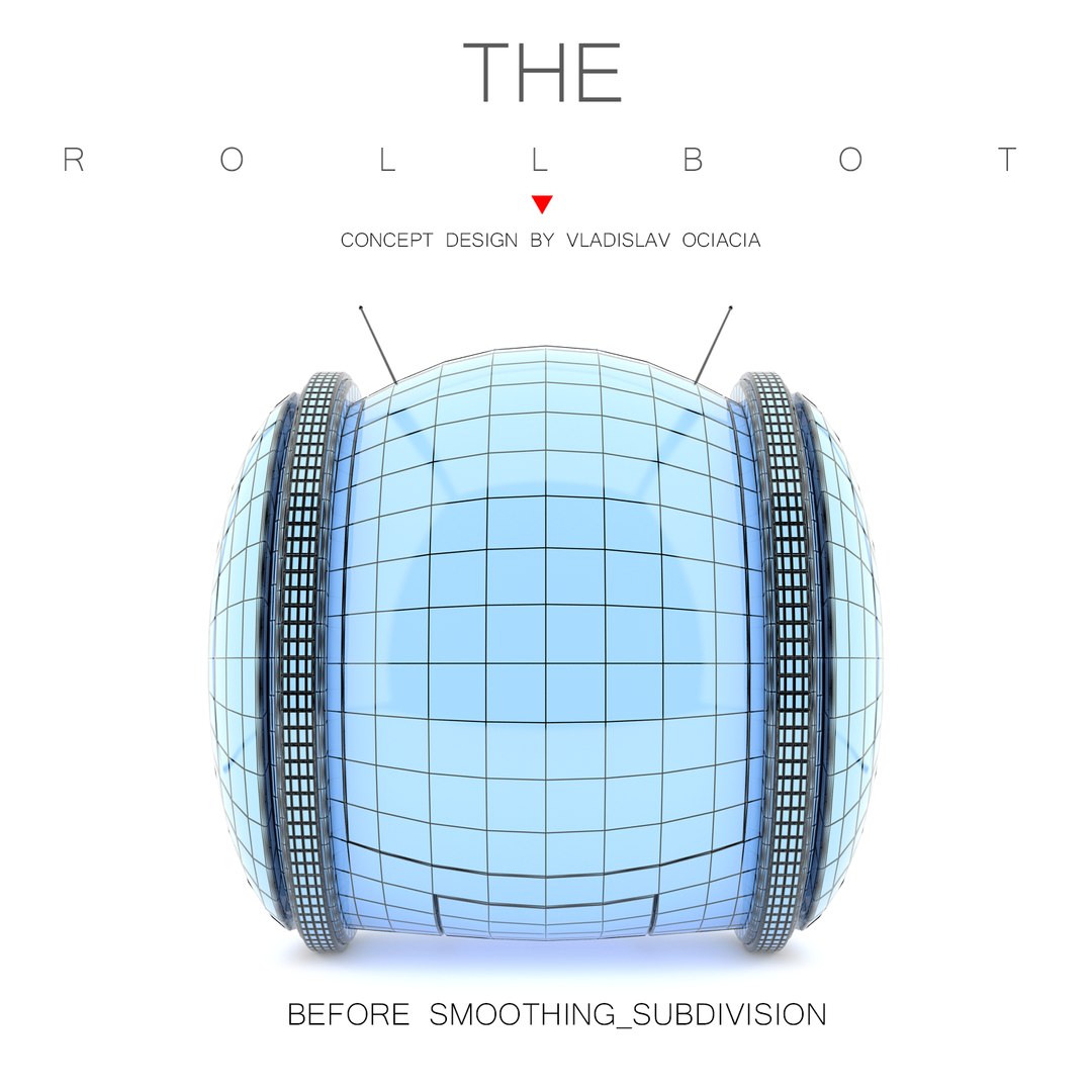 Cute Rolling Bot Max