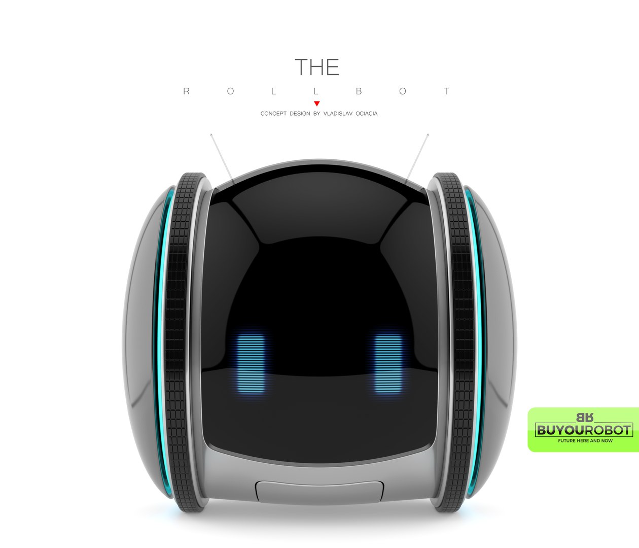 Cute Rolling Bot Max