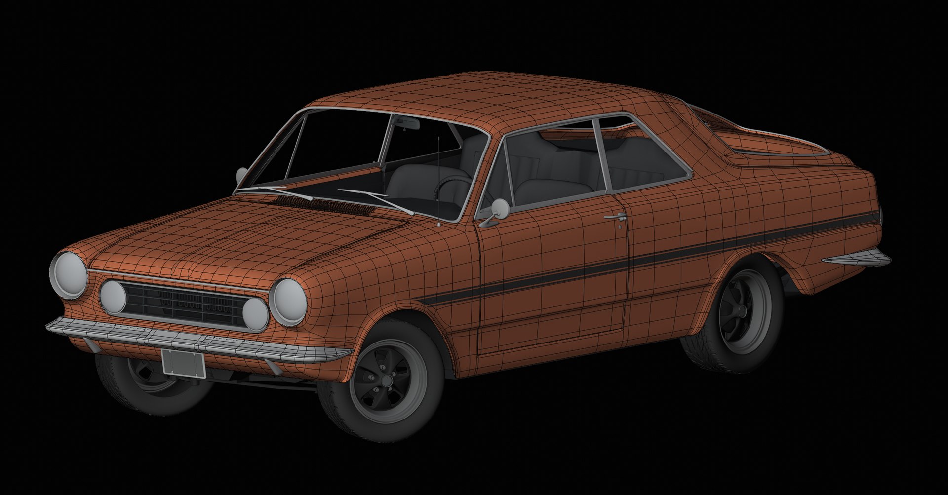 3D Ika Torino Sedan Model | 1148607 | TurboSquid