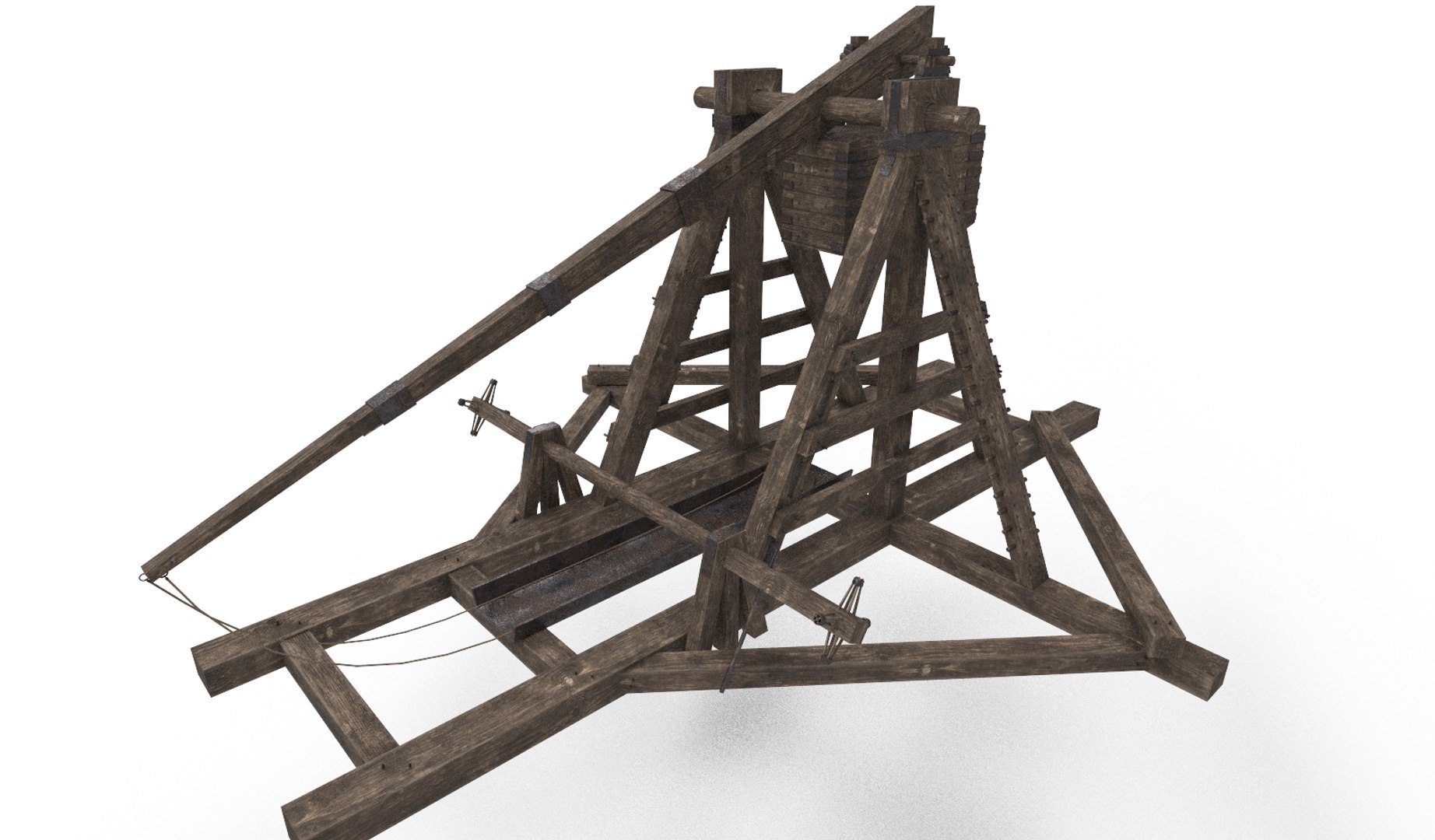 Medieval Trebuchet 3d Model